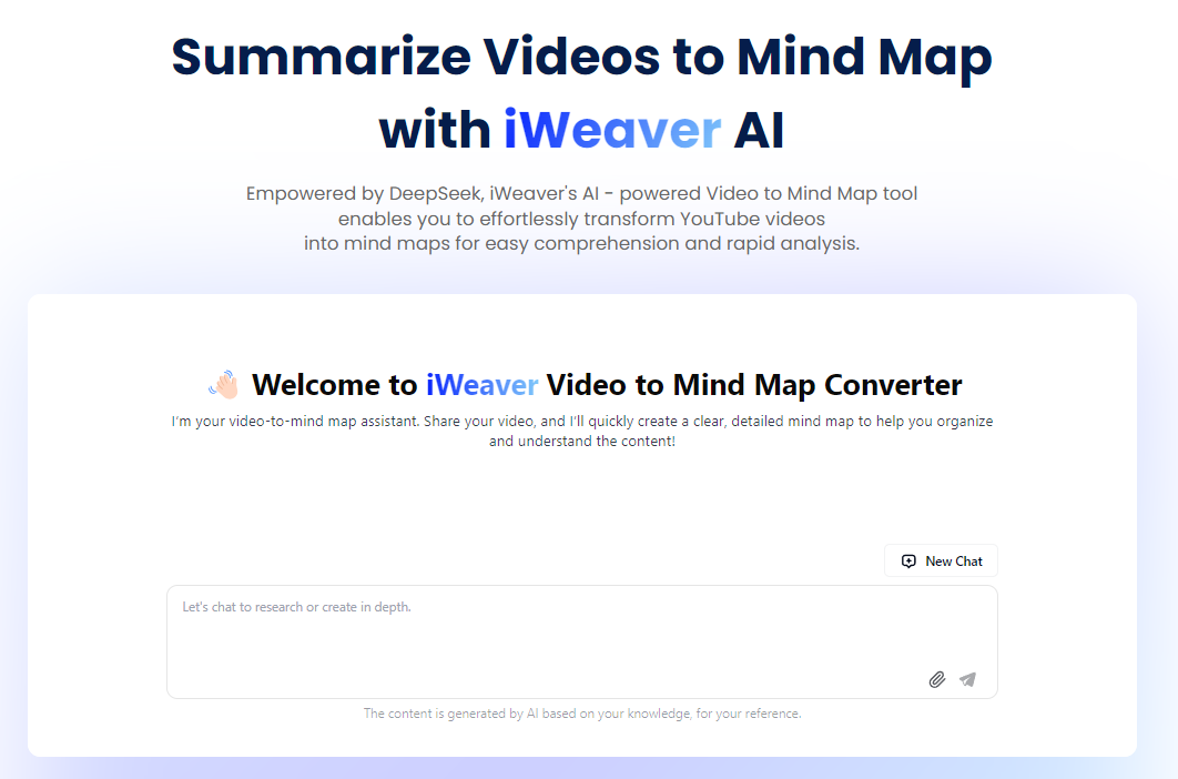 Transform Your YouTube Videos into Mind Maps with AI Tools | iWeaver AI