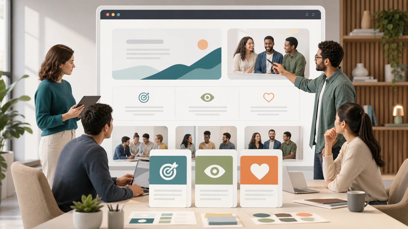 AI Mission Vision Values Generator Online | iWeaver