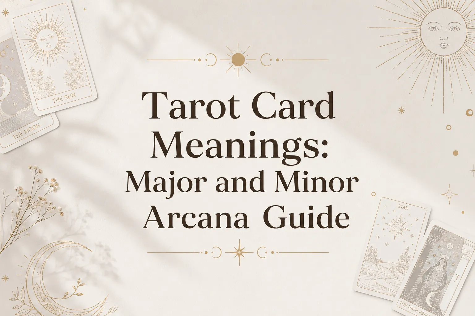 Tarot Card Meanings Upright and Reversed
